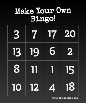 Make Your Own Bingo!