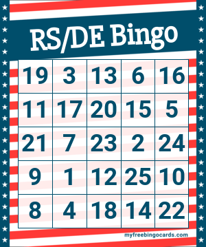 RS/DE Bingo