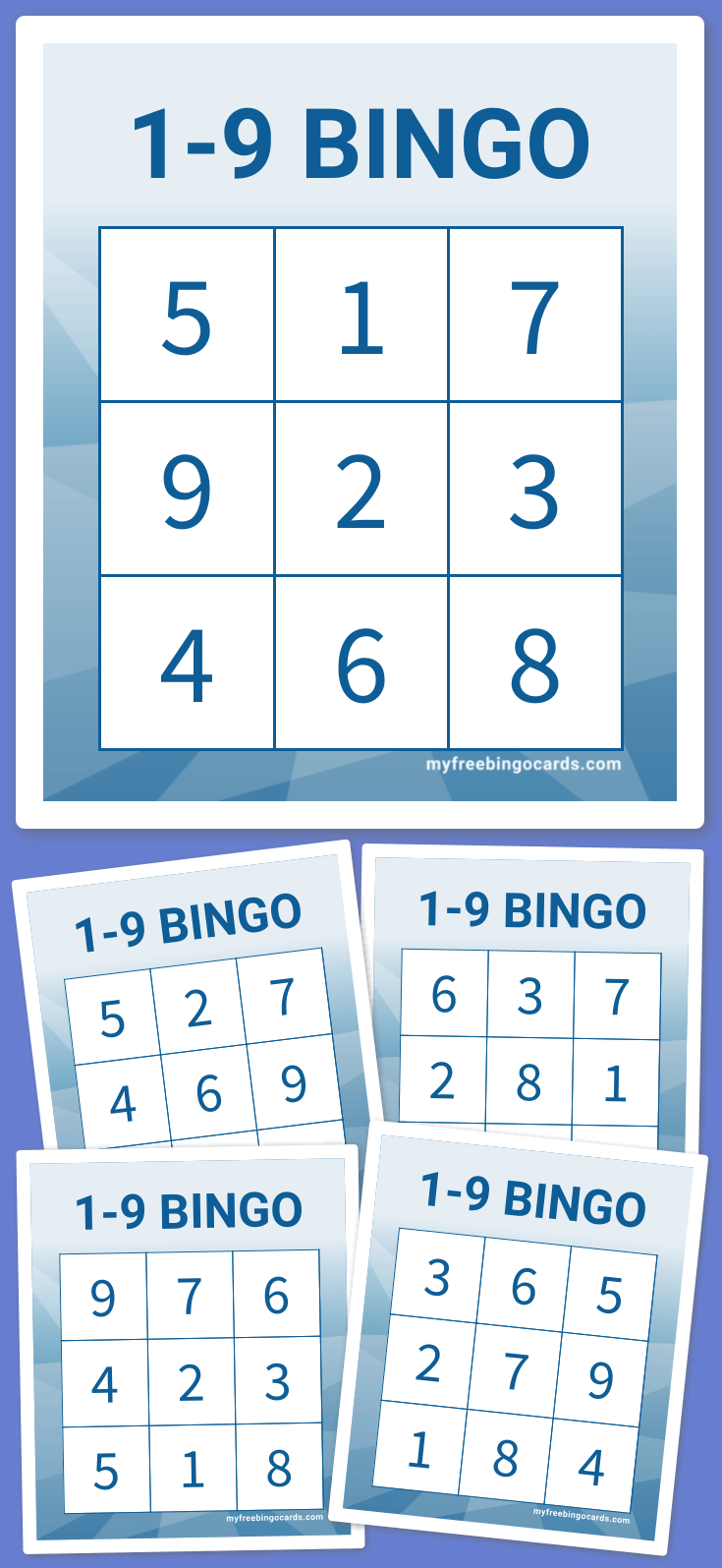 Virtual 1-9 BINGO