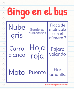 Bingo en el bus