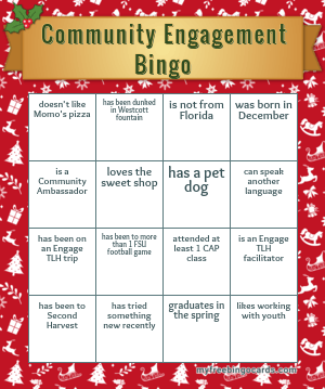 Community Engagement Bingo