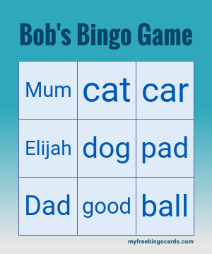 Bob's Bingo Game