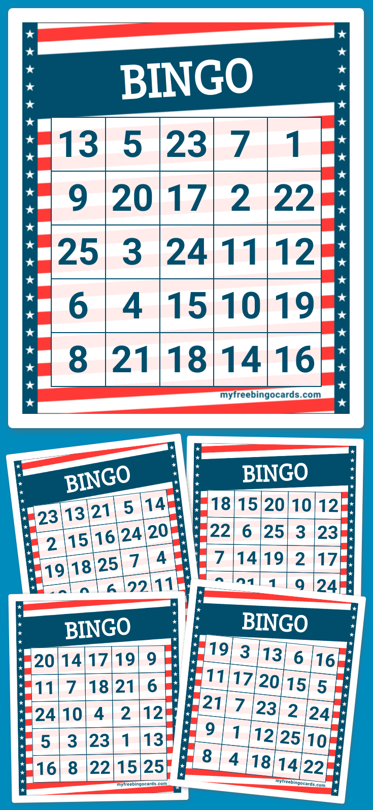 Virtual Virtual bingo card