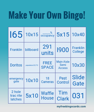 Print 100+ Make Your Own Bingo! Cards