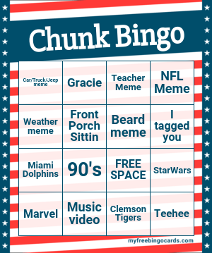 Chunk Bingo