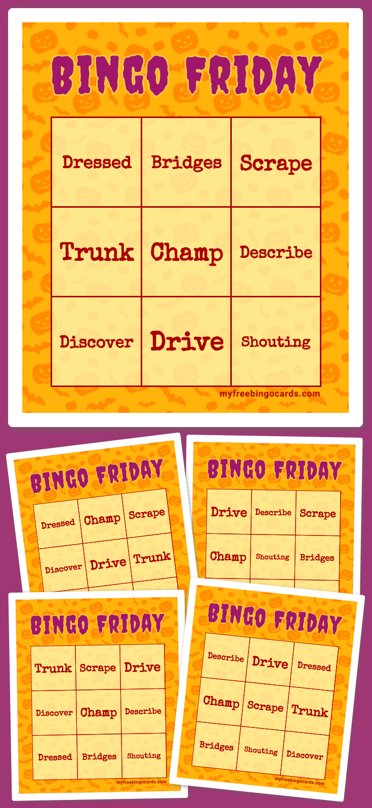 Virtual Bingo Friday