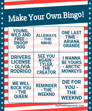 Make Your Own Bingo!