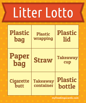 Litter Lotto Bingo