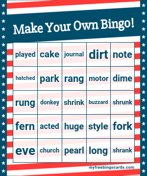 Make Your Own Bingo!