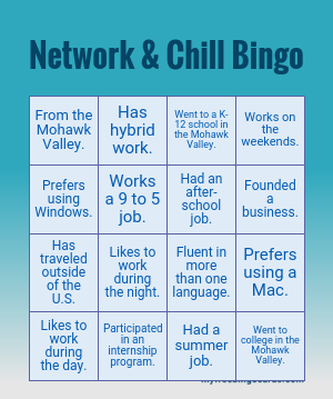Network & Chill Bingo