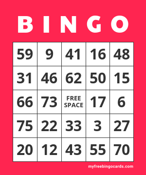 Make Your Bingo Cards