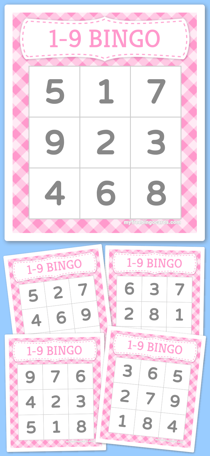 Virtual 1-9 BINGO