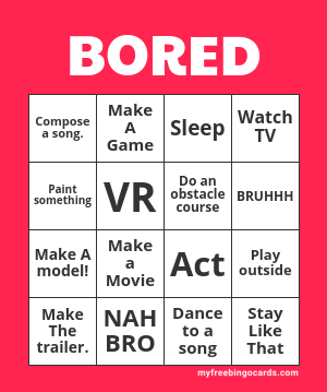 BORED BINGO
