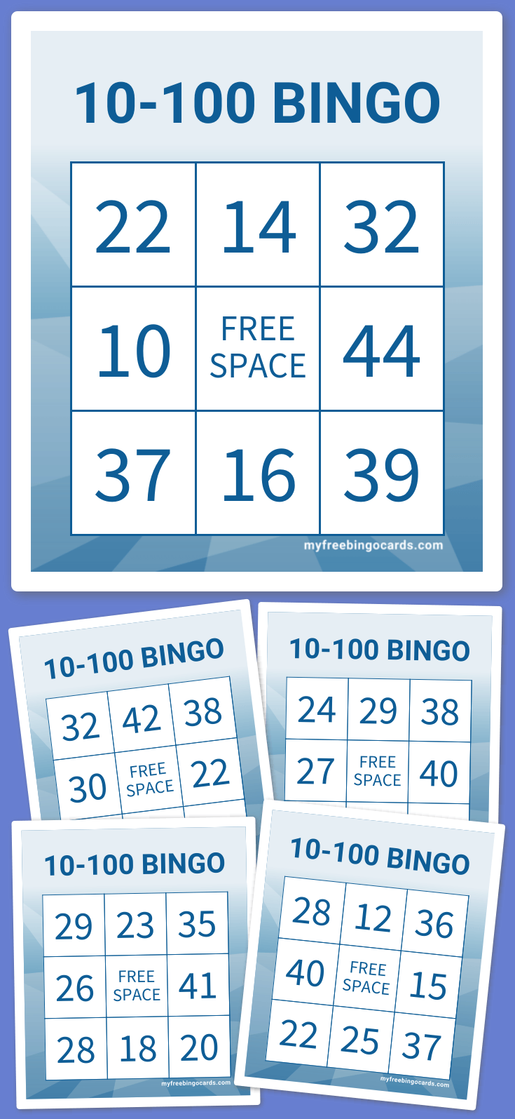Virtual 10-100 BINGO