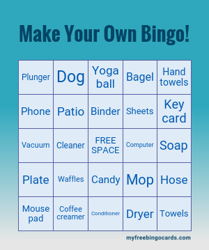 Make Your Own Bingo!
