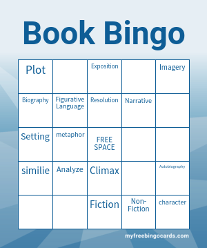 Print 100+ Book Bingo Cards