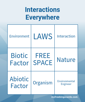 Print 100+ Interactions Everywhere Bingo Cards