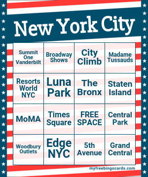 New York City Bingo