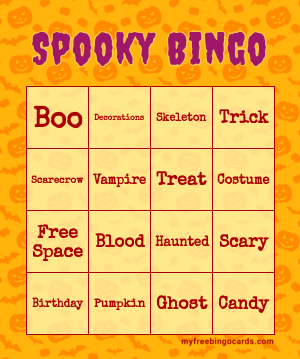 Spooky Bingo