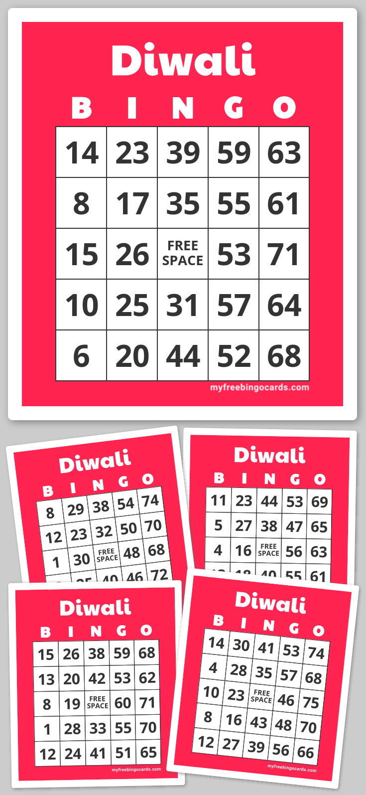Virtual Diwali BINGO