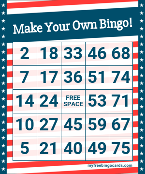 Make Your Own Bingo!