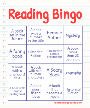 Reading Bingo