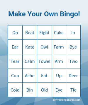 Make Your Own Bingo!