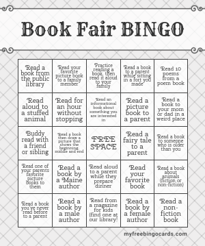 Book Fair BINGO