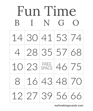 Fun Time BINGO