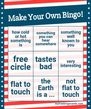 Make Your Own Bingo!
