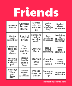 Friends Bingo