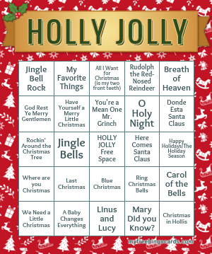 HOLLY JOLLY BINGO