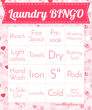 Laundry BINGO