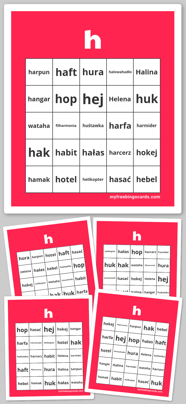 Virtual h bingo