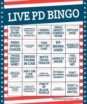 PRINT 100+ LIVE PD BINGO CARDS