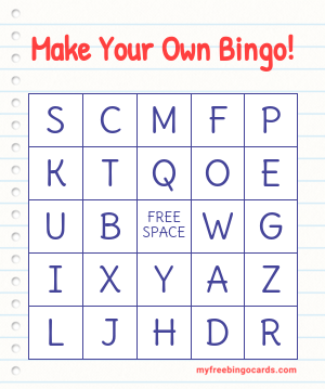 Make Your Own Bingo!