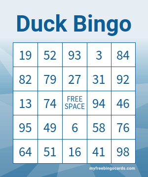 Duck Bingo