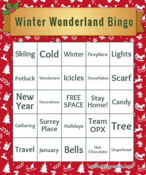 Winter Wonderland Bingo