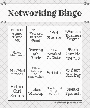Networking Bingo