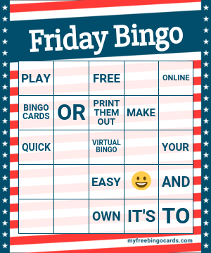 Friday Bingo