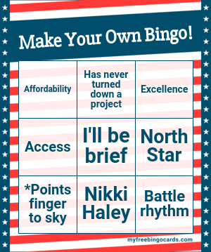 Print 100+ Make Your Own Bingo! Cards
