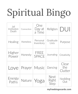 Spiritual Bingo