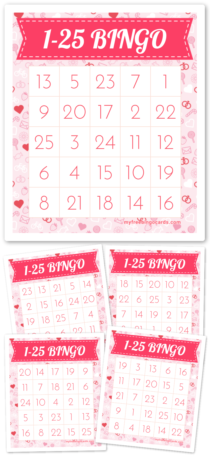 Virtual 1-25 BINGO