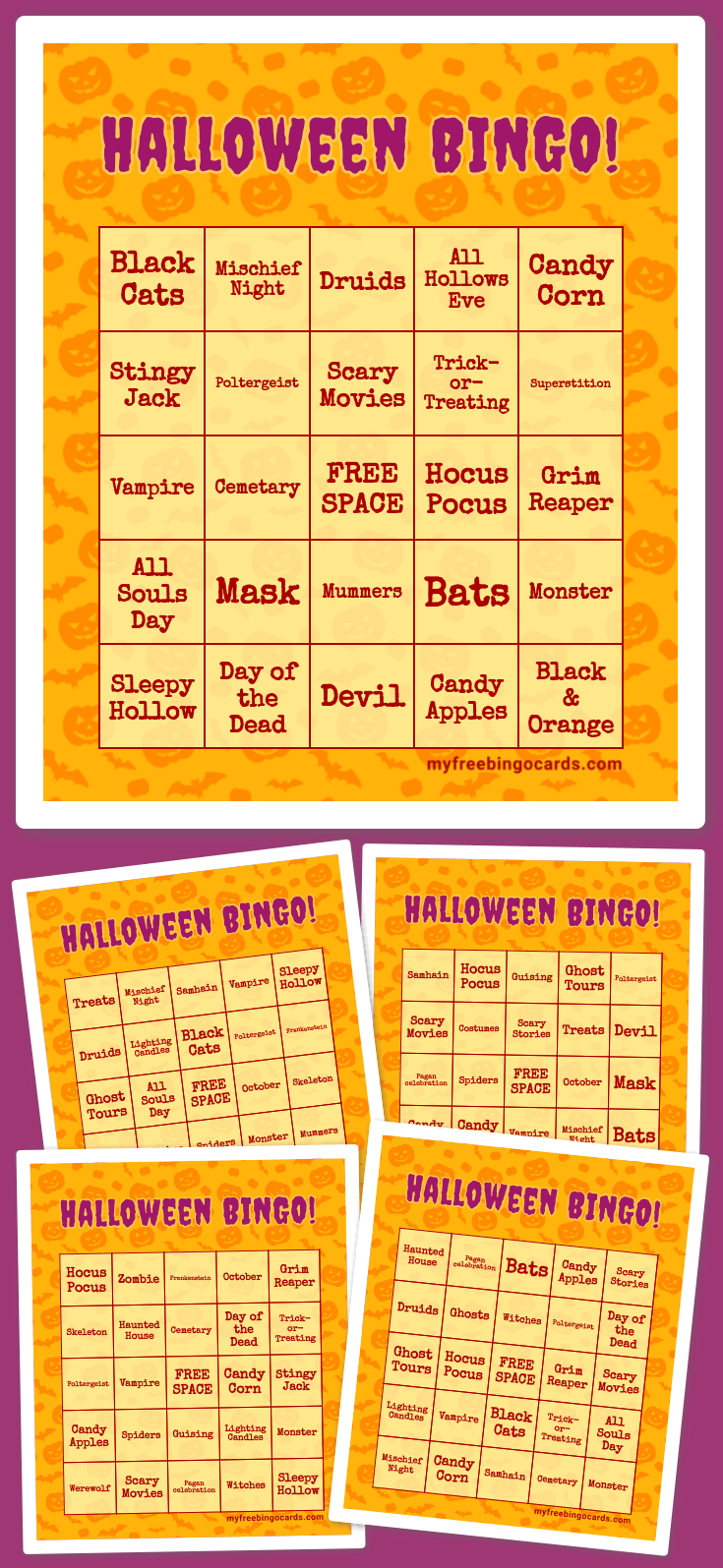 Virtual Halloween BINGO!