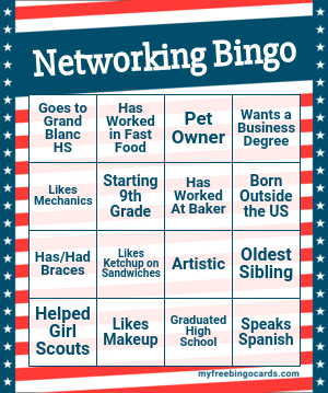 Networking Bingo