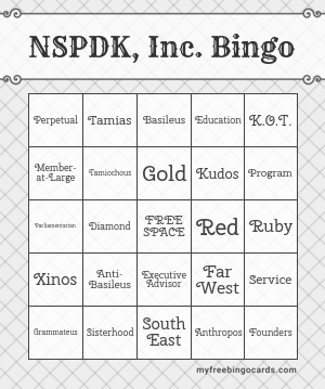 NSPDK, Inc. Bingo