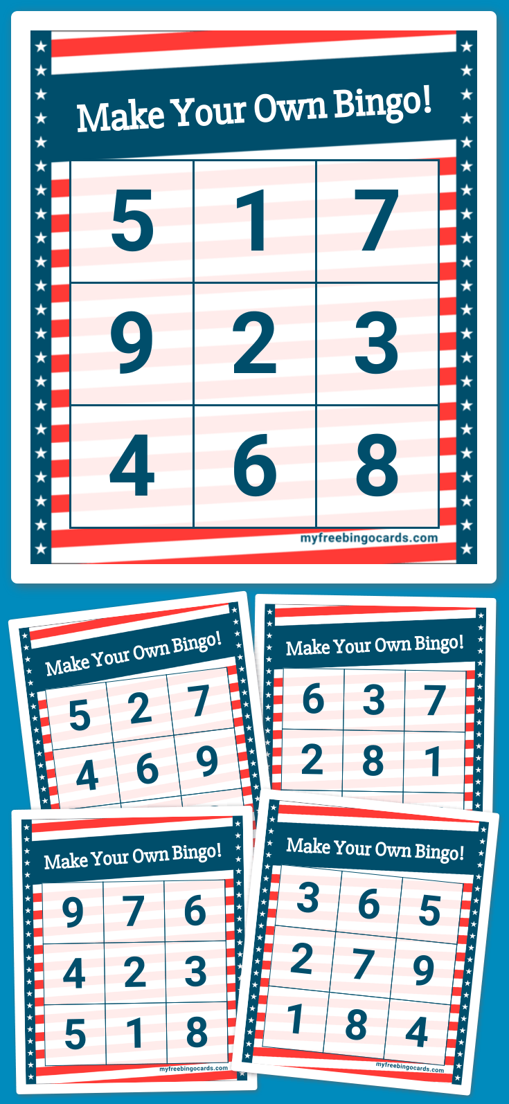 Virtual Make Your Own Bingo!