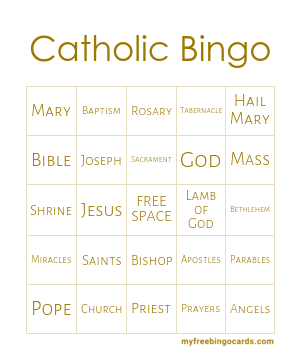 Catholic Bingo