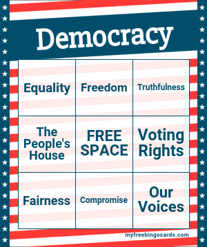 Democracy Bingo