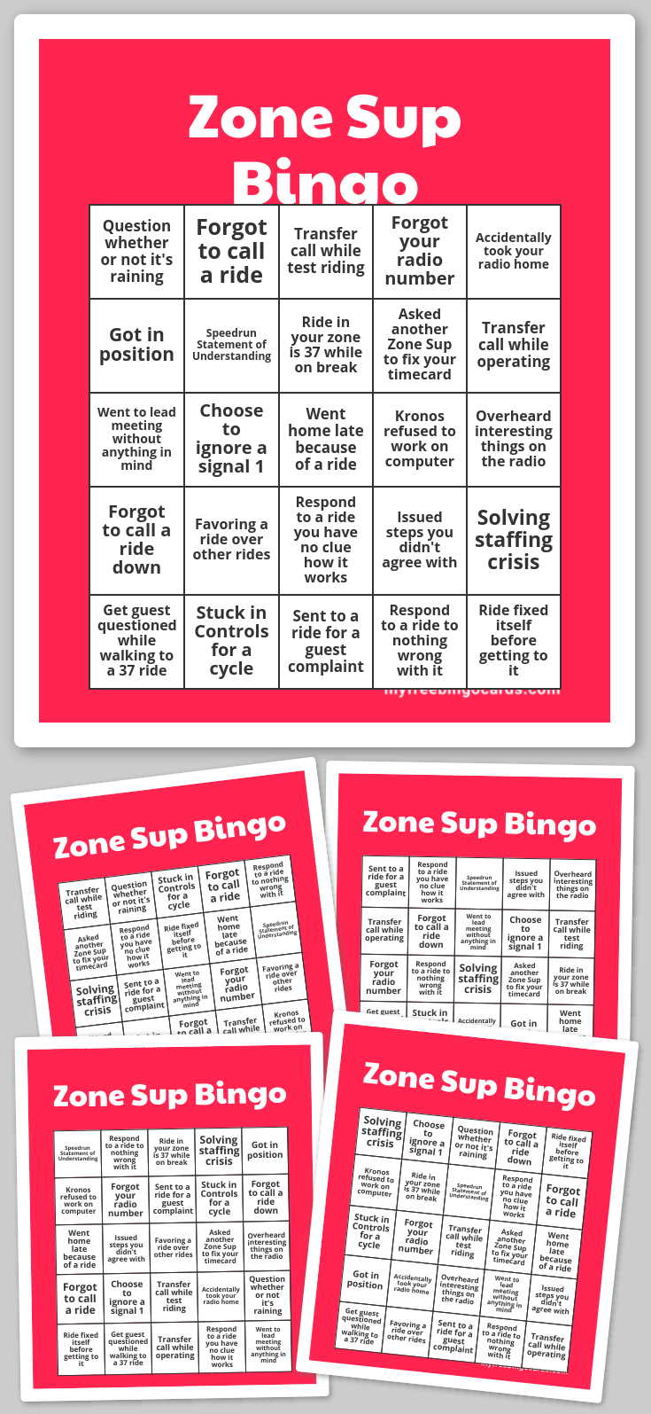 Virtual Zone Sup Bingo